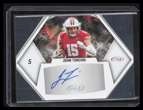 JOHN TORCHIO 2023 Sage High Series Autographs Wisconsin Badgers | eBay