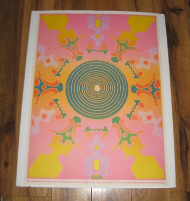 1967 PETER MAX VISIONARIES POSTER HAMPTON NYC PSYCHEDELIC HIPPIE 1960s ...