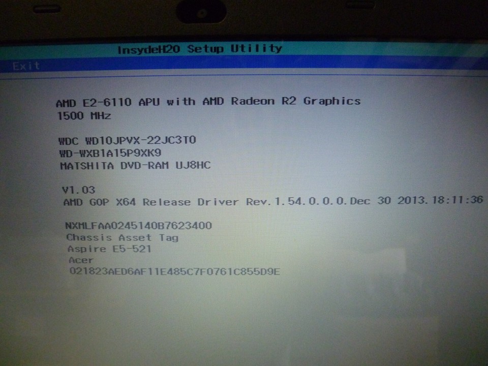 ACER ASPIRE E5-521 AMD E2-6110 1.50GHZ 4GB RAM 1TB HD LAPTOP (G310) | eBay