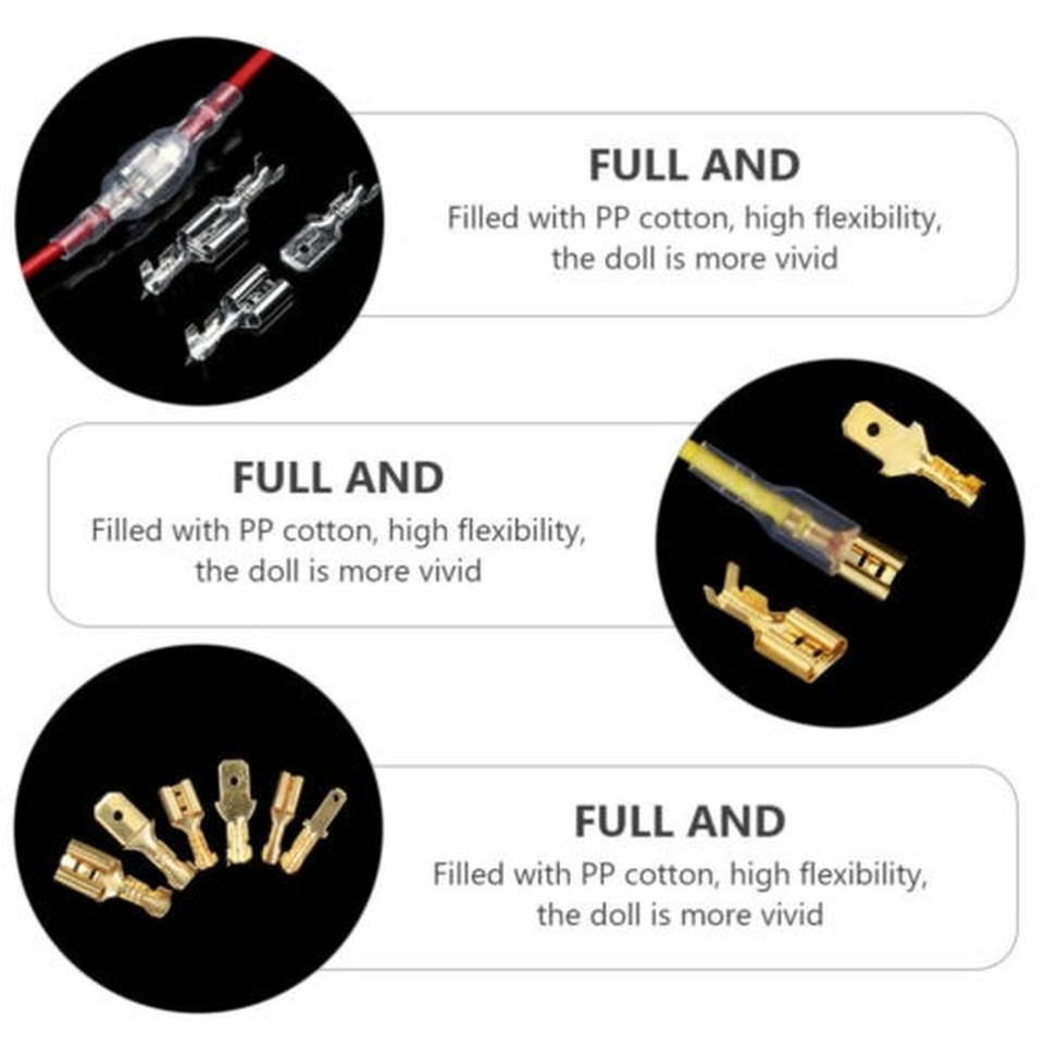 900pcs Automotive Spade Electrical Wire Connectors Kit Male Female ...