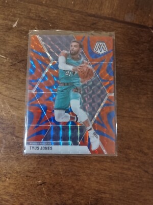 2019-20 Panini Mosaic Reactive Blue Prizm #106 Tyus Jones Grizzlies | eBay