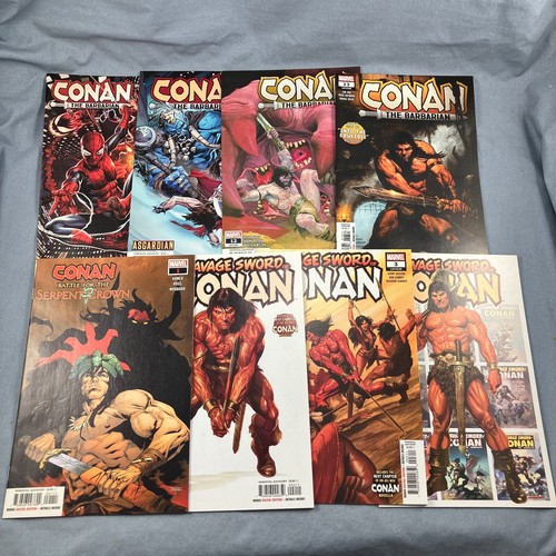 Conan the Barbarian Marvel Comics Savage Sword Lot of 8 Assorted Issues 2019-20 | eBay