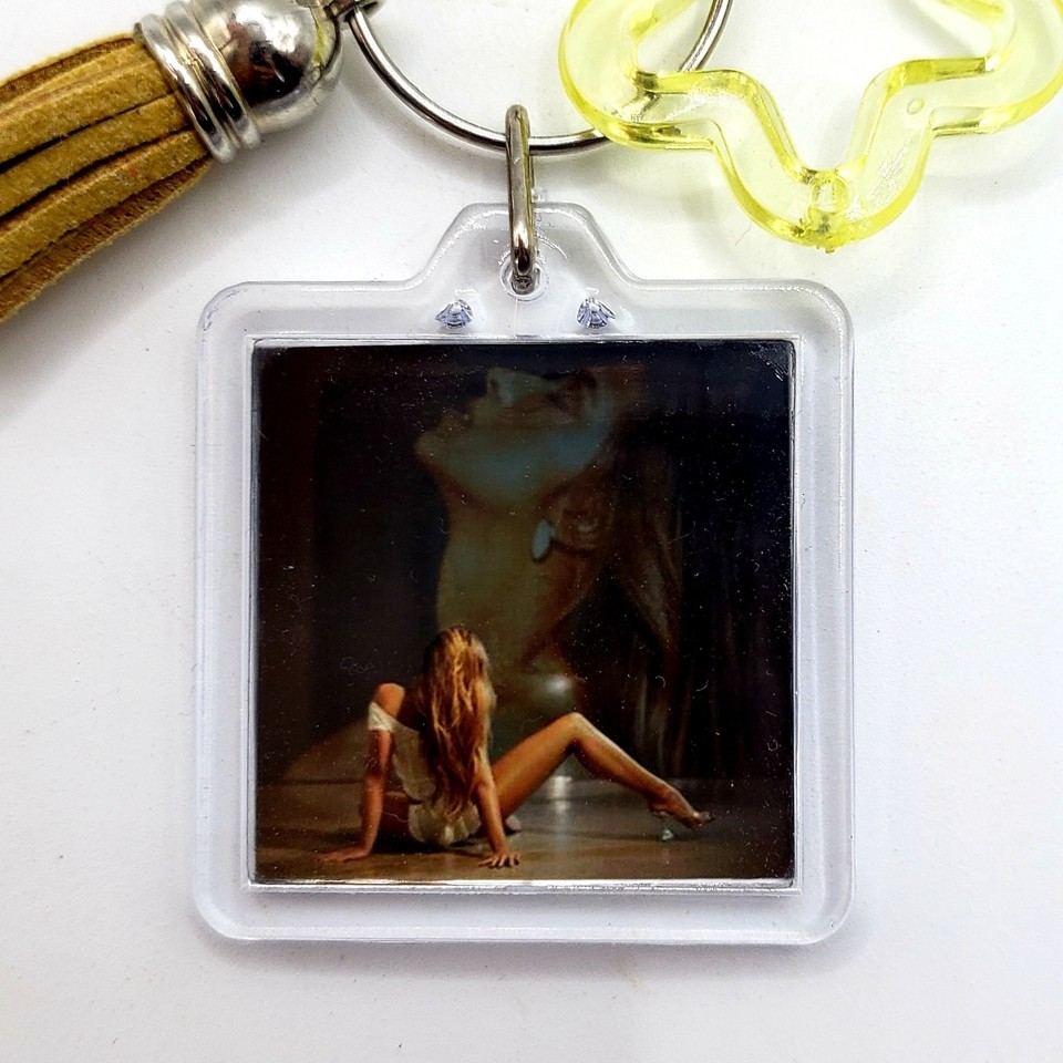 double sided keychain handmade featuring Tate McRae's album "So Close ...