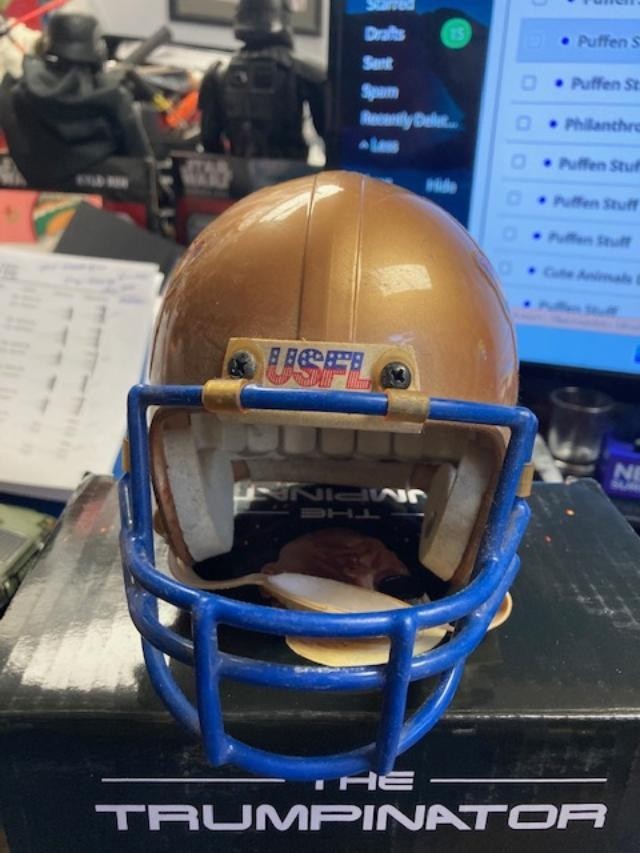 Arizona Wranglers mini football helmet USFL fully intact | eBay