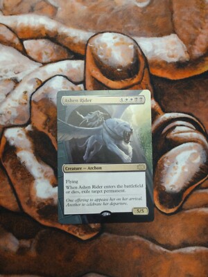Magic the Gathering Ashen Rider #1 Hand Painted Unique Custom MTG Alter ...