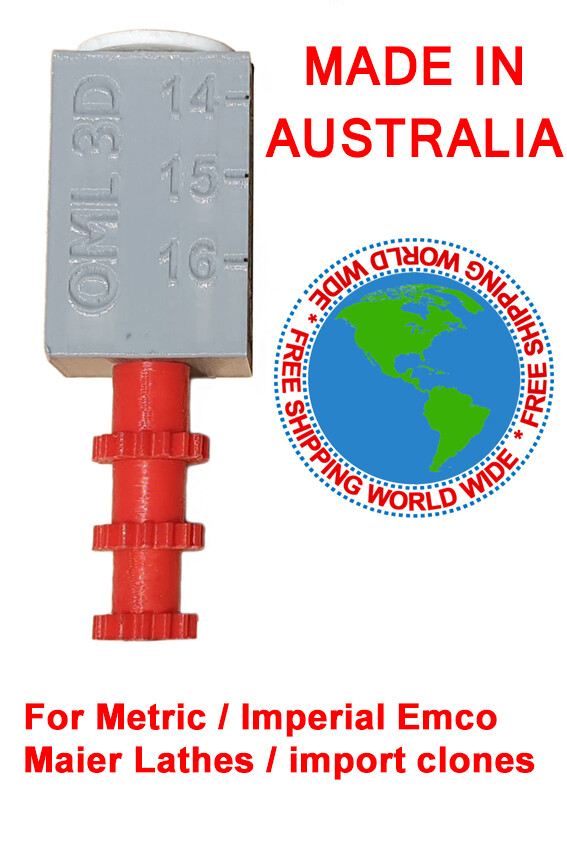Emco Maximat Lathe Metric/Imperial Threading Dial Gauge 14 15 16t 3D ...