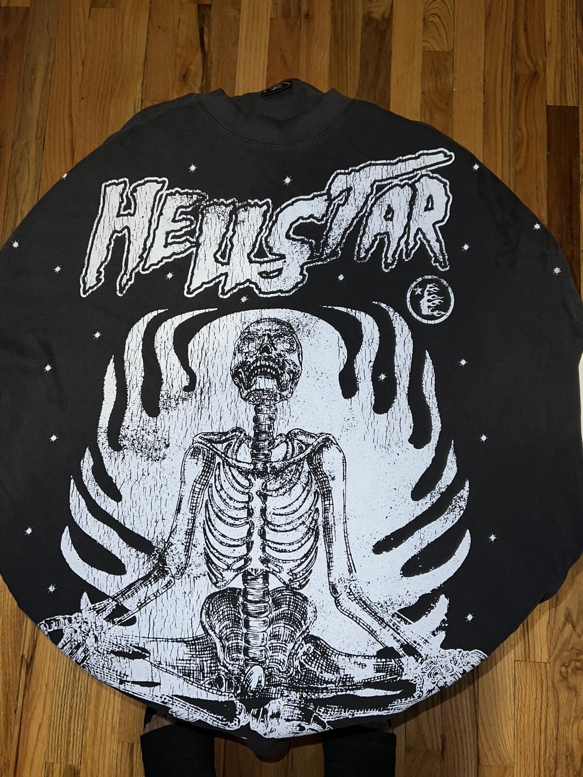 New Hellstar Studio Inner Peace T Shirt Size X-Large… - Gem