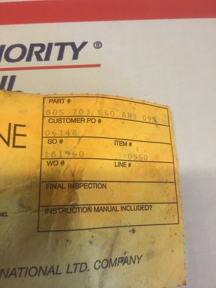 New Keystone 7" Stainless Butterfly Valve 805 703 060 AR2 099 Warranty ...