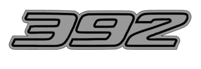 Two-Color 392 Decal Set Hemi 6.4 ScatPack SRT Durango Charger ...
