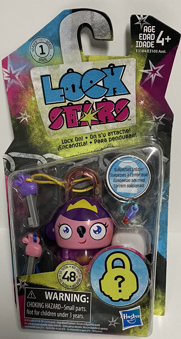 Lock Stars Series 1 Pink Purple Princess Gold Tiara w mystery extras By ...