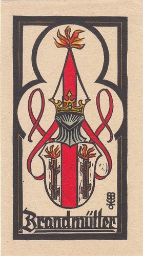 Exlibris Bookplate Coupe Jacob Buser-Kobler 1884-1945 Brandmüller ...