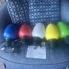Really Big Lights Jumbo Extra Large Christmas 5 Bulbs Lights Set Blow ...