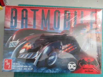 AMT BATMAN & ROBIN MOVIE BATMOBILE 1/25 SCALE PLASTIC MODEL KIT 2022 ...