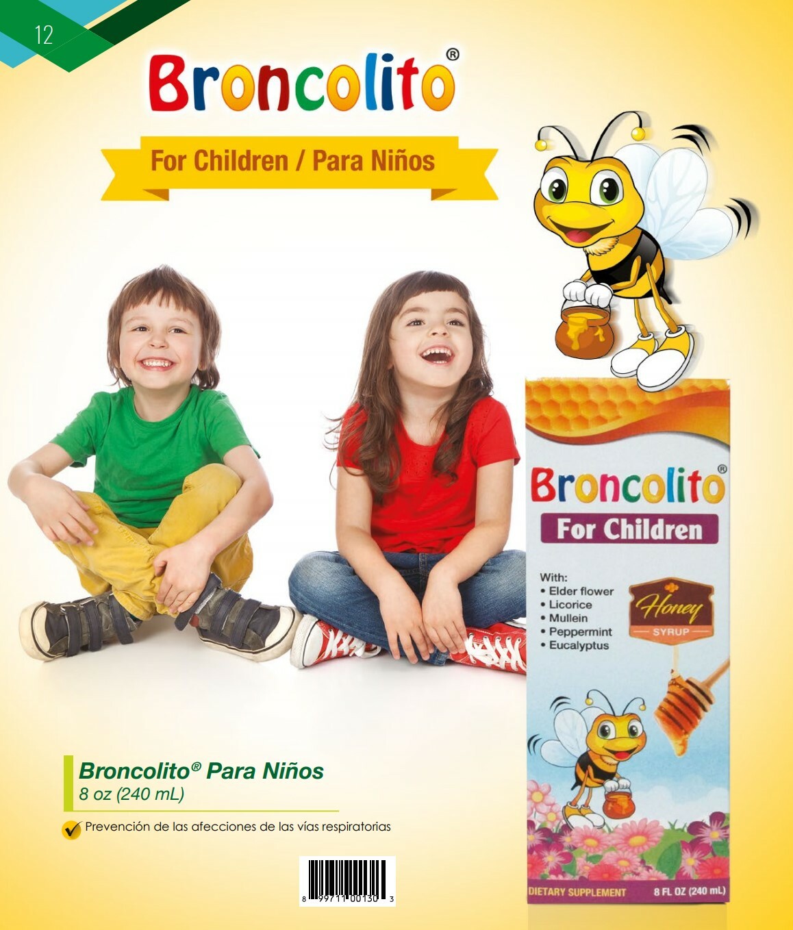 Broncolito for Children Honey Syrup, Jarabe de Miel 8 Fl oz | eBay
