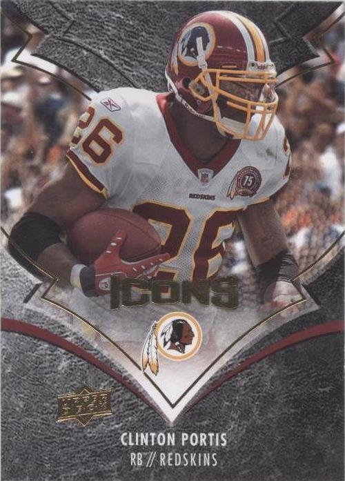 2008 Upper Deck Icons - Clinton Portis #100 for sale online | eBay