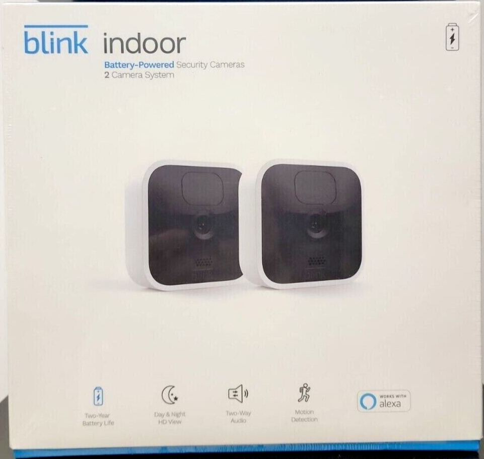 Blink Indoor wireless HD home security camera system - 2 camera kit | eBay