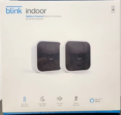 Blink Indoor wireless HD home security camera system - 2 camera kit | eBay