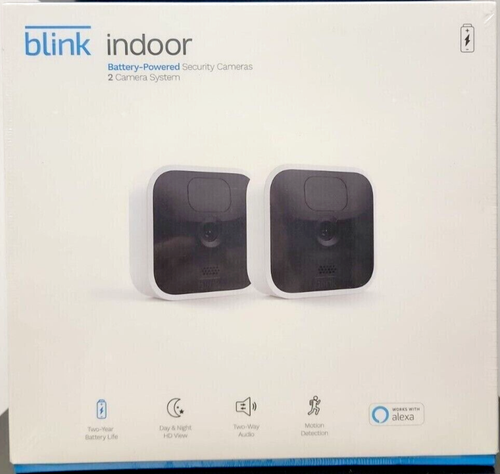 Blink Indoor wireless HD home security camera system - 2 camera kit | eBay