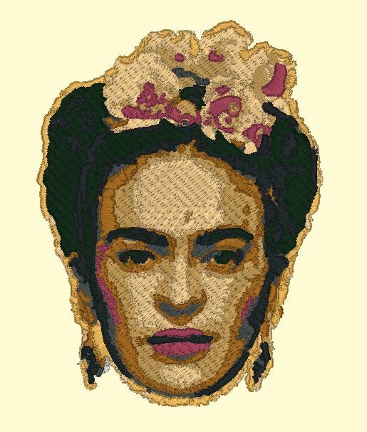 Frida Kahlo Machine Embroidery Designs - CD/USB/Floppy -12 Formats | eBay