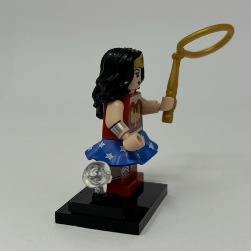 Lego Wonder Woman Minifigure w/ Lasso Collectible DC Super Heroes CMF ...