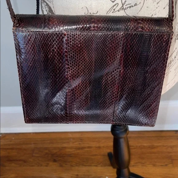 NWOT Brown Snakeskin Crossbody Bag | eBay