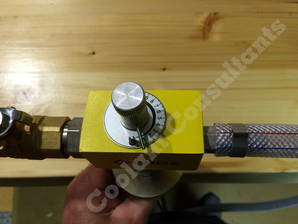 GROZ Deluxe Coolant Mixer Model CMX/3+ - venturi, water powered, 0-9% ...