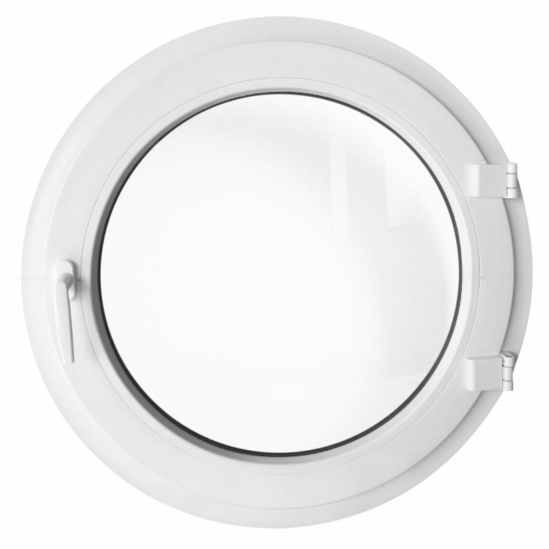 Round Window TURN White uPVC Circular Porthole | eBay