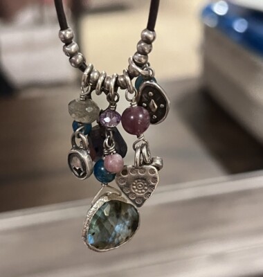 Sundance Catalog Perfectly Charmed Peyote Bird leather & 925S Gemstone ...