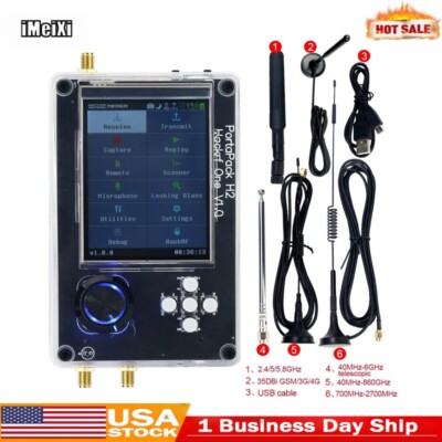 Upgraded PortaPack H2+Hack Radio Frequency Firmware SDR Radio LCD +5 ...