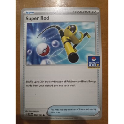 Pokemon TCG Super Rod Gym Stamp Asia Exclusive PAL 188/193 | eBay