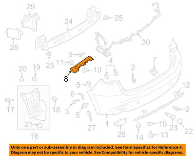 MAZDA OEM 14-18 3 Rear Bumper Bumper Components-Side Retainer ...