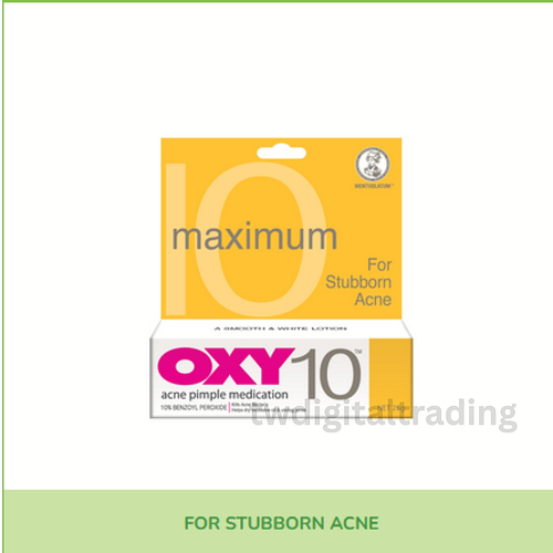 OXY 10 Acne Pimple Treatment 25g Peroxide Medication Stubborn Maximum ...