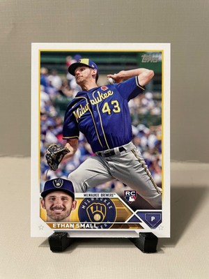 2023 TOPPS BASEBALL ETHAN SMALL #87 ROOKIE CARD MILWAUKEE BREWERS | eBay