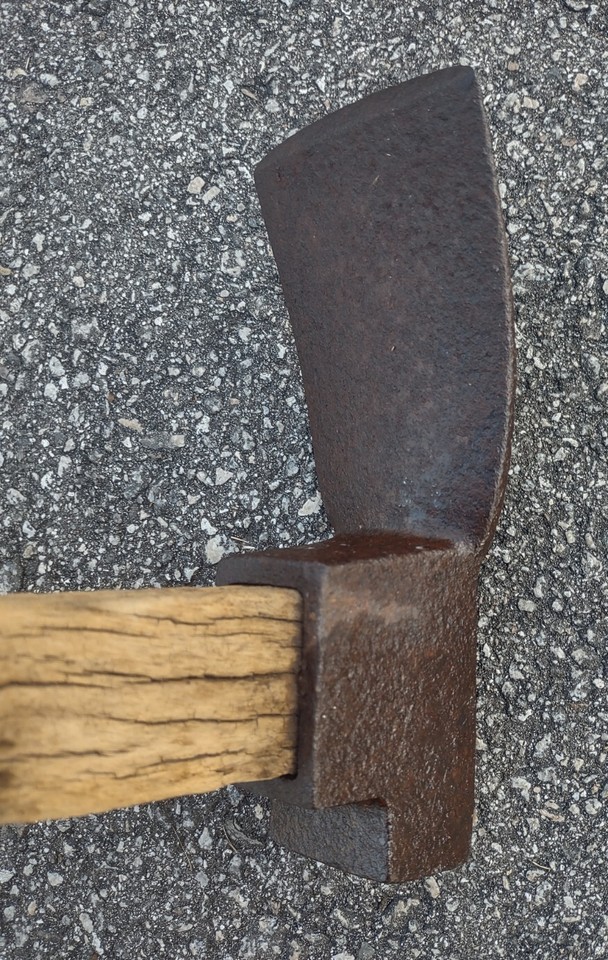 Vintage Adze Axe With Wooden Handle Woodworking Tool | eBay