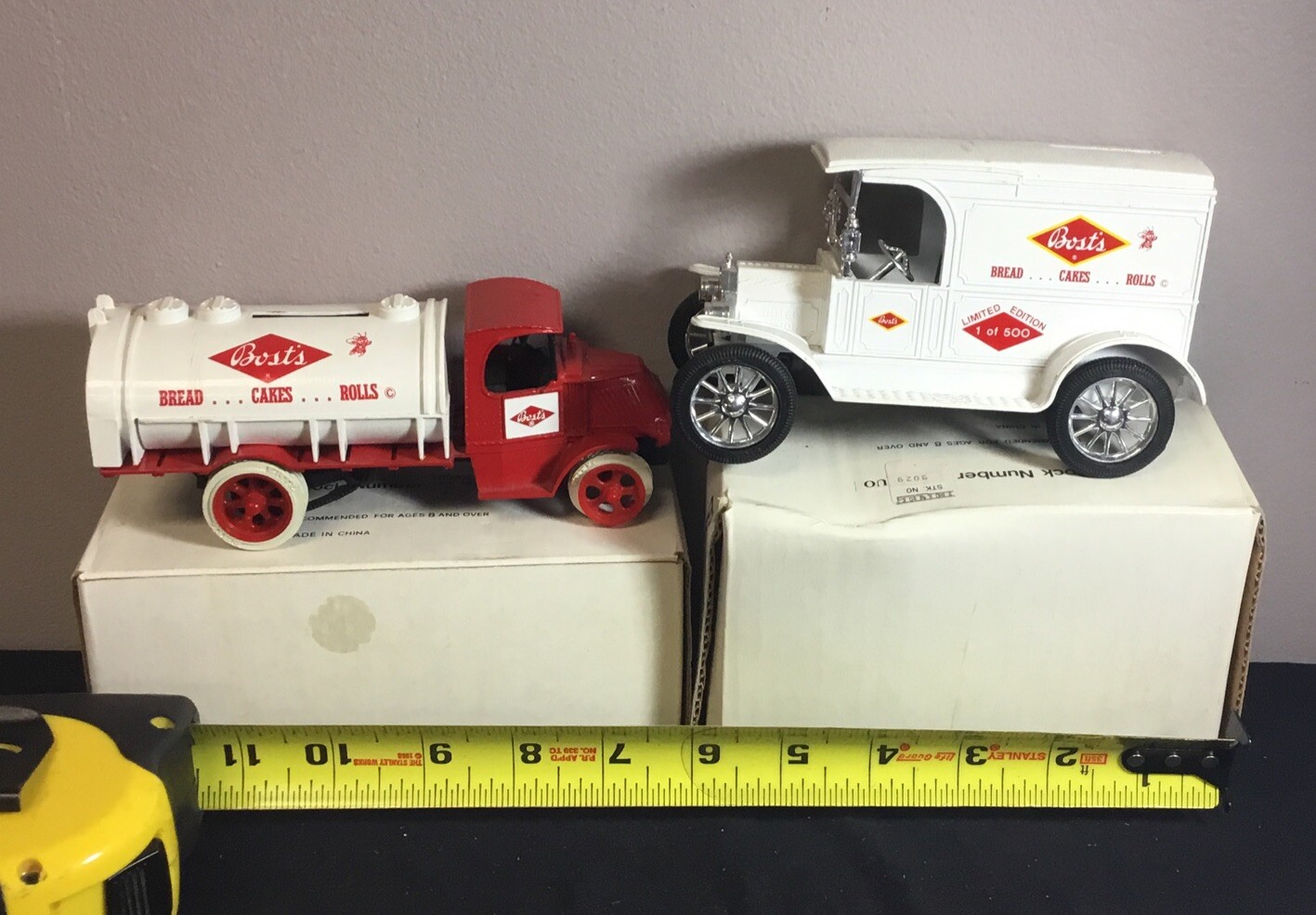 Ertl Diecast Truck Bank - Bost Bakery And Tanker Lot Of Two | eBay