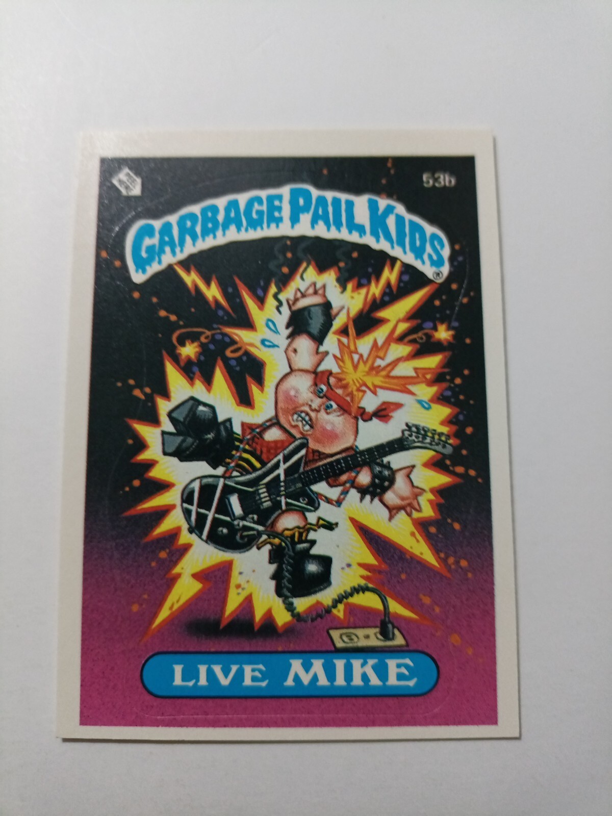 53b** Live Mike GPK 1985 Topps Garbage Pail Kids Series 2 OS2 | eBay