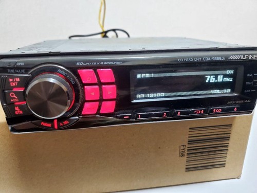 Alpine CDA-9885Ji Car Audio 1DIN CD Player JDM Excellent | eBay