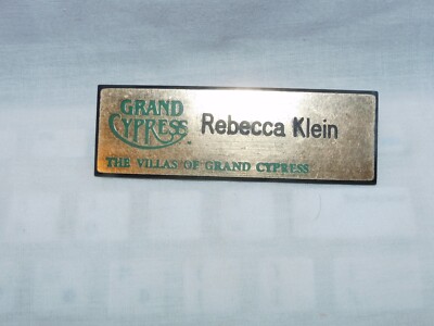 DISNEY CAST MEMBER NAME TAG " THE VILLAS OF GRAND CYPRESS " RARE NAME ...