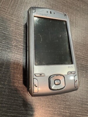 Cingular 8125 Silver Handheld Qwerty Keyboard Quad-Band Pocket Pc Phone ...