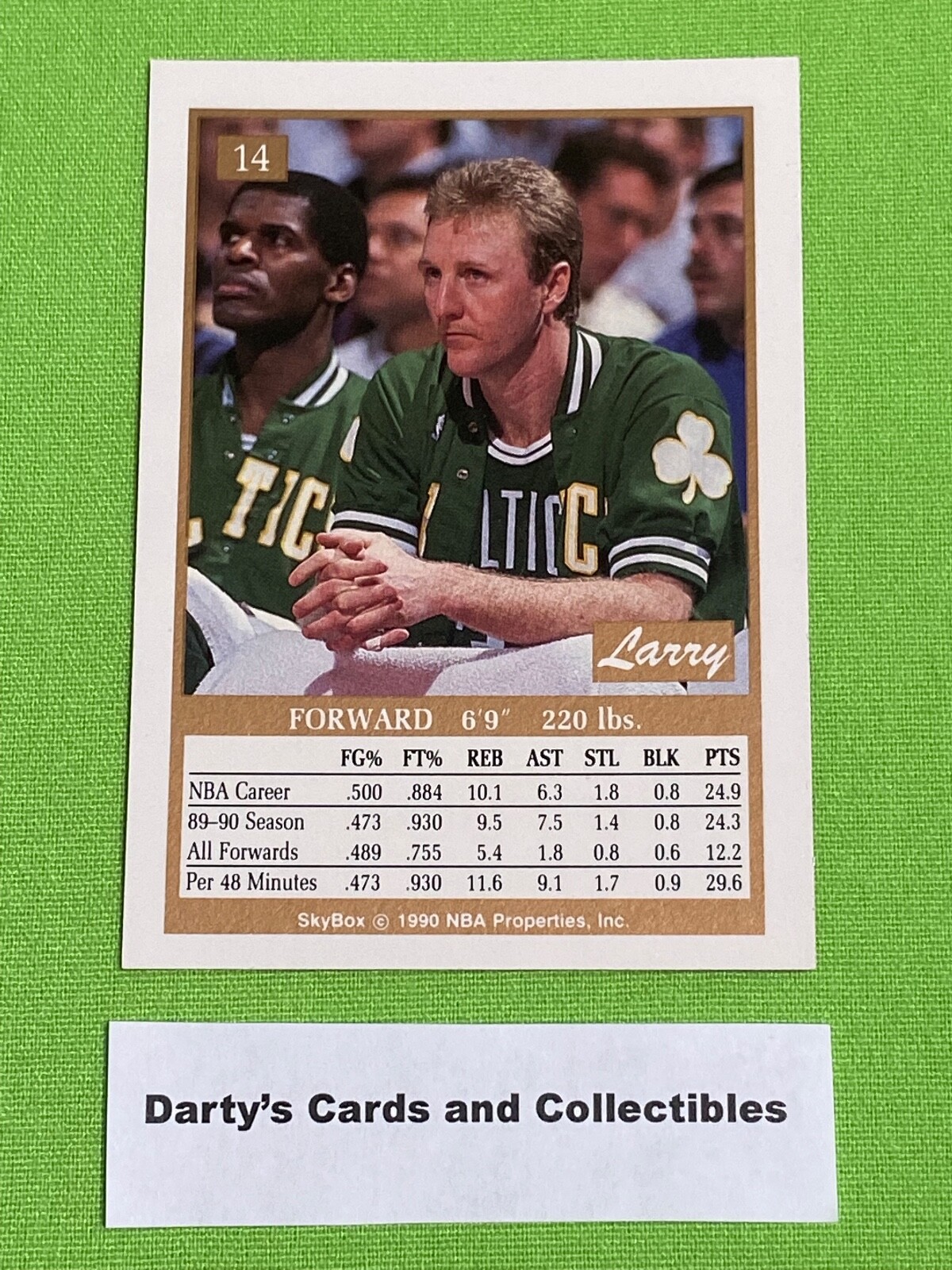 1990 Larry Bird HOF, Skybox Card #14 Boston Celtics | eBay