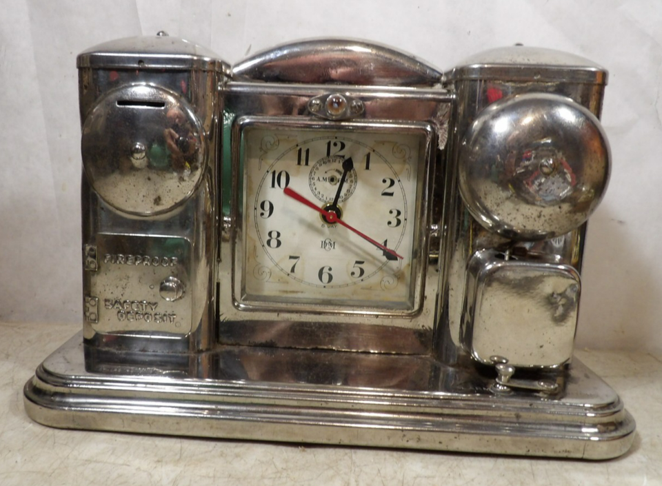 VTG/Antique 1900s 1916 Darche Battery Op Alarm Clock Working Read ...