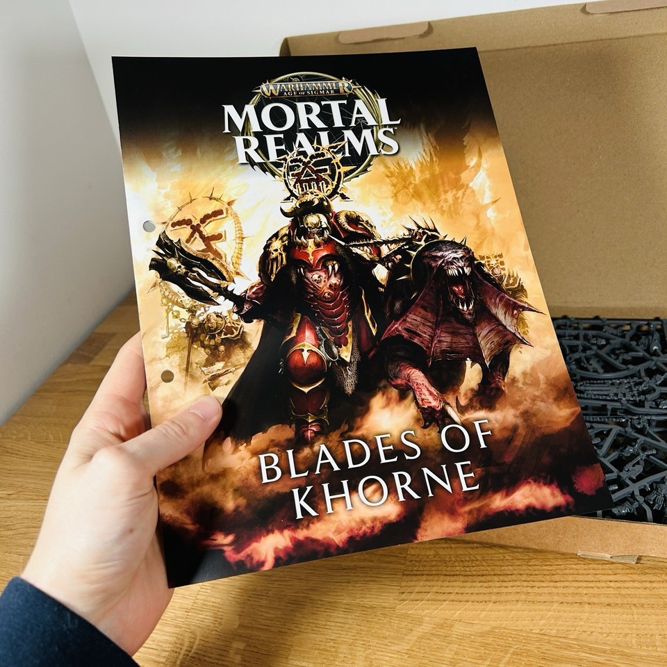 Warhammer Age of Sigmar Mortal Realms Premium Kit 4 Blades of Khorne ...
