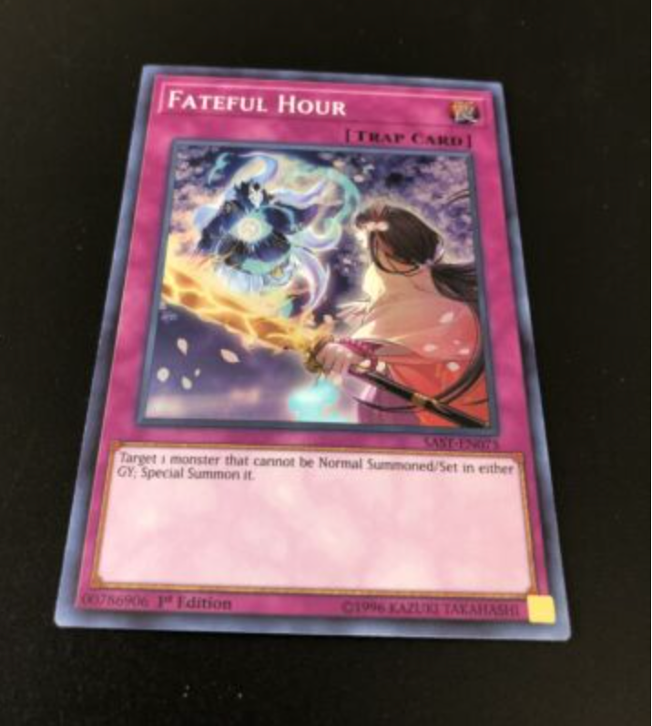 Yu-Gi-Oh! - x3 Fateful Hour - SAST-EN075 - Super Rare - Unlimited - NM ...