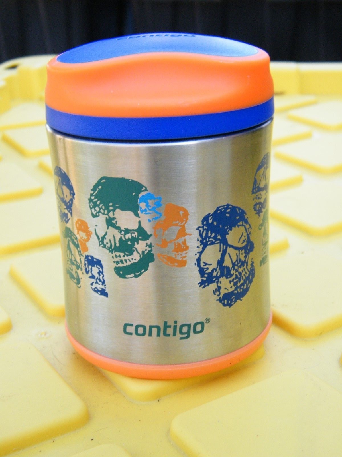Contigo Food Jar Thermos Lunch Flask SKULLS! Insulated SS 295mL 10oz ...