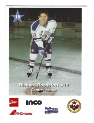 1995-96 Sudbury Wolves (OHL) Richard Rochefort | eBay