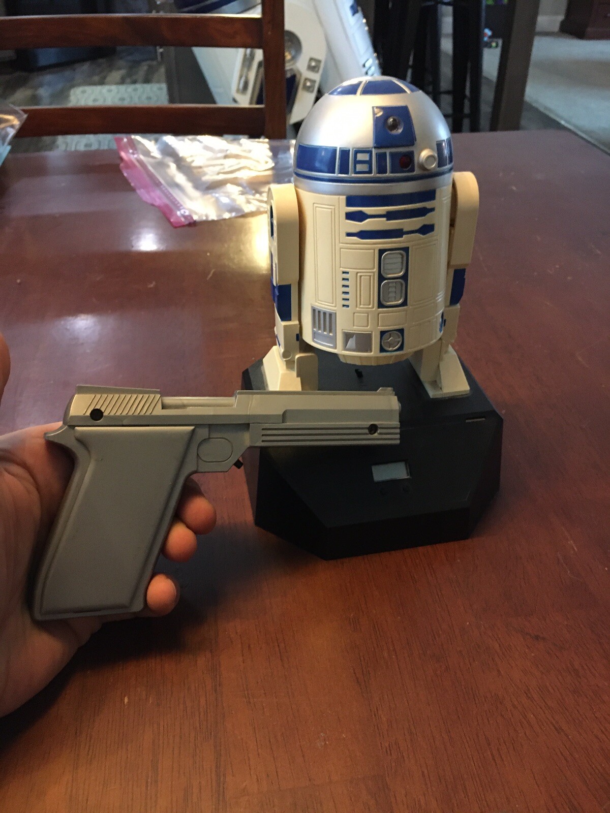 Vintage George Lucas Super Live Adventure R2D2 Target With Blaster Star ...