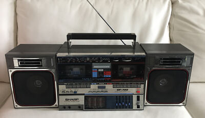 SHARP GF-780H(D) BOOMBOX Double Cassette Recorder Kassettenplayer - vom ...