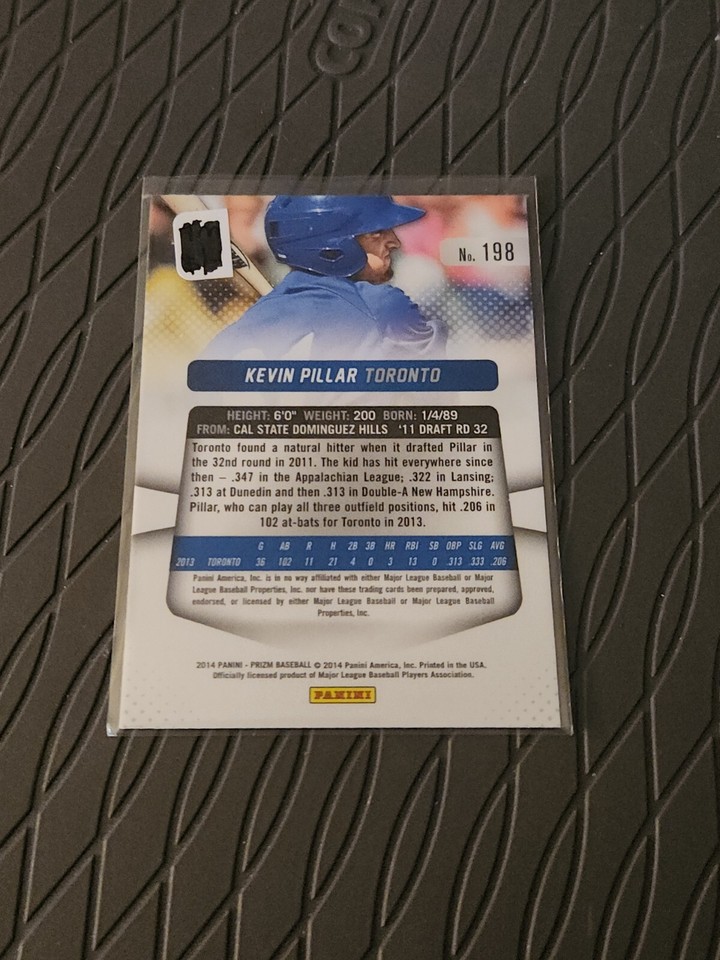 Kevin Pillar 2014 PANINI PRIZM Baseball Card | eBay