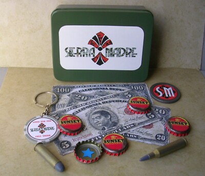 Fallout Sierra Madre Sunset Caps Currency Ammo Keychain Poker Chip | eBay