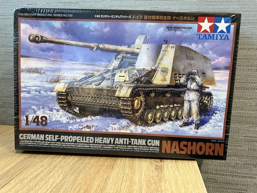 Tamiya 1/48 German Self-Propelled Heavy AT Gun Nashorn Plastic Model ...